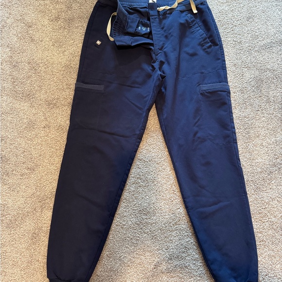 Figs | Pants | Figs Mens Navy Scrubs Set Cargo Pants And Top Wpocket ...